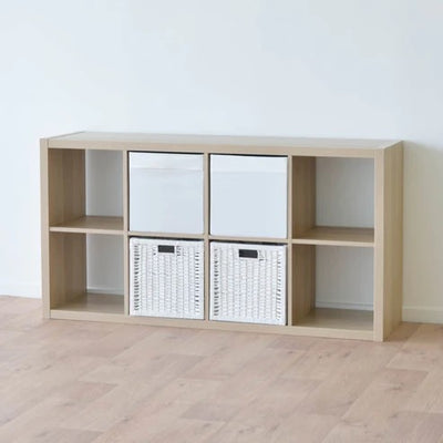 KALLAX 2x4, 77x147cm, White stained oak effect – Home Swede Home