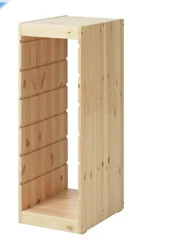 TROFAST Frame, 46x30x94cm, Light white stained pine– Home Swede Home