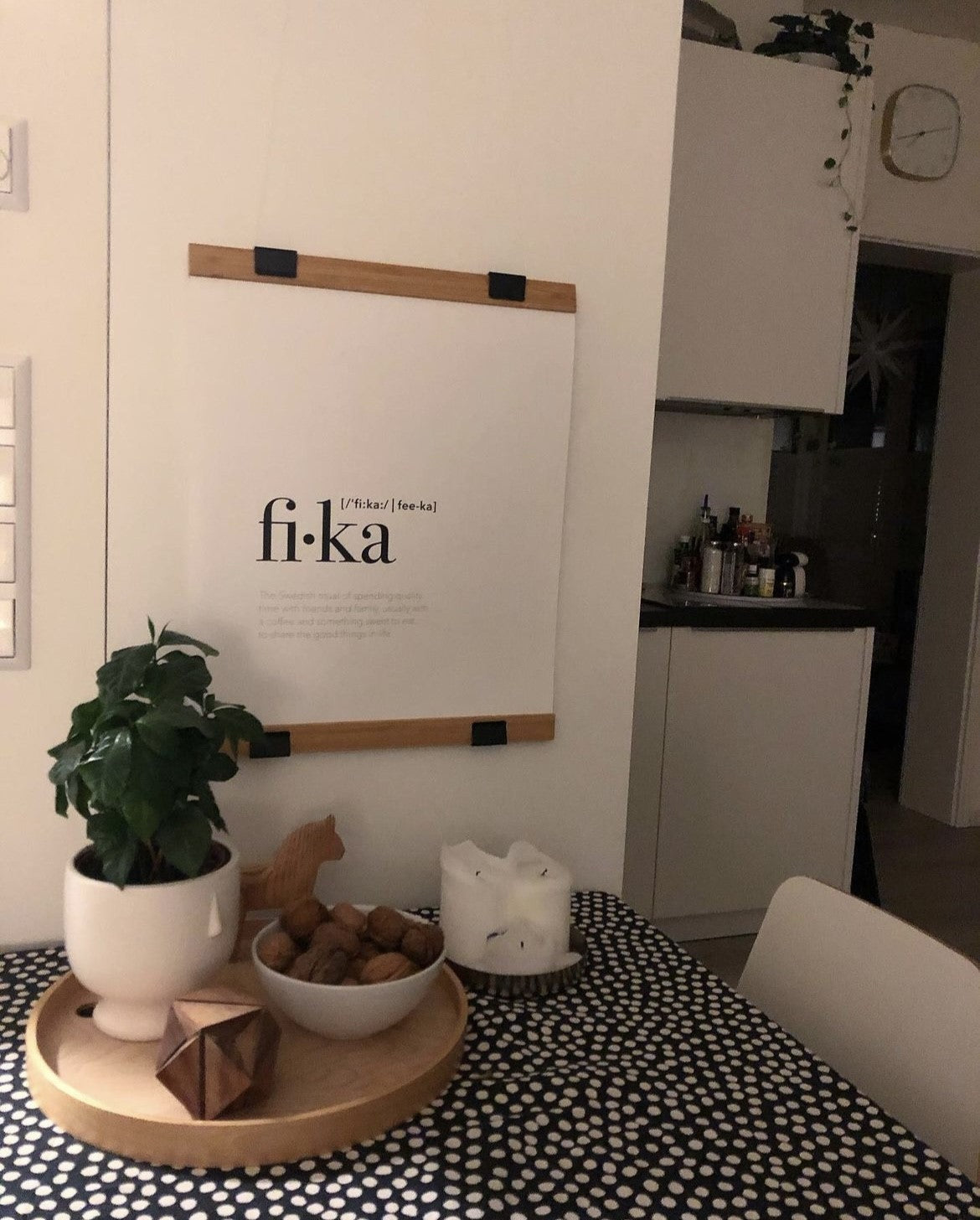 VISBACK Poster hanger, 61cm, Bamboo – Home Swede Home