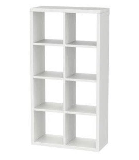 FLYSTA Shelving unit, 69x132cm, White– Home Swede Home