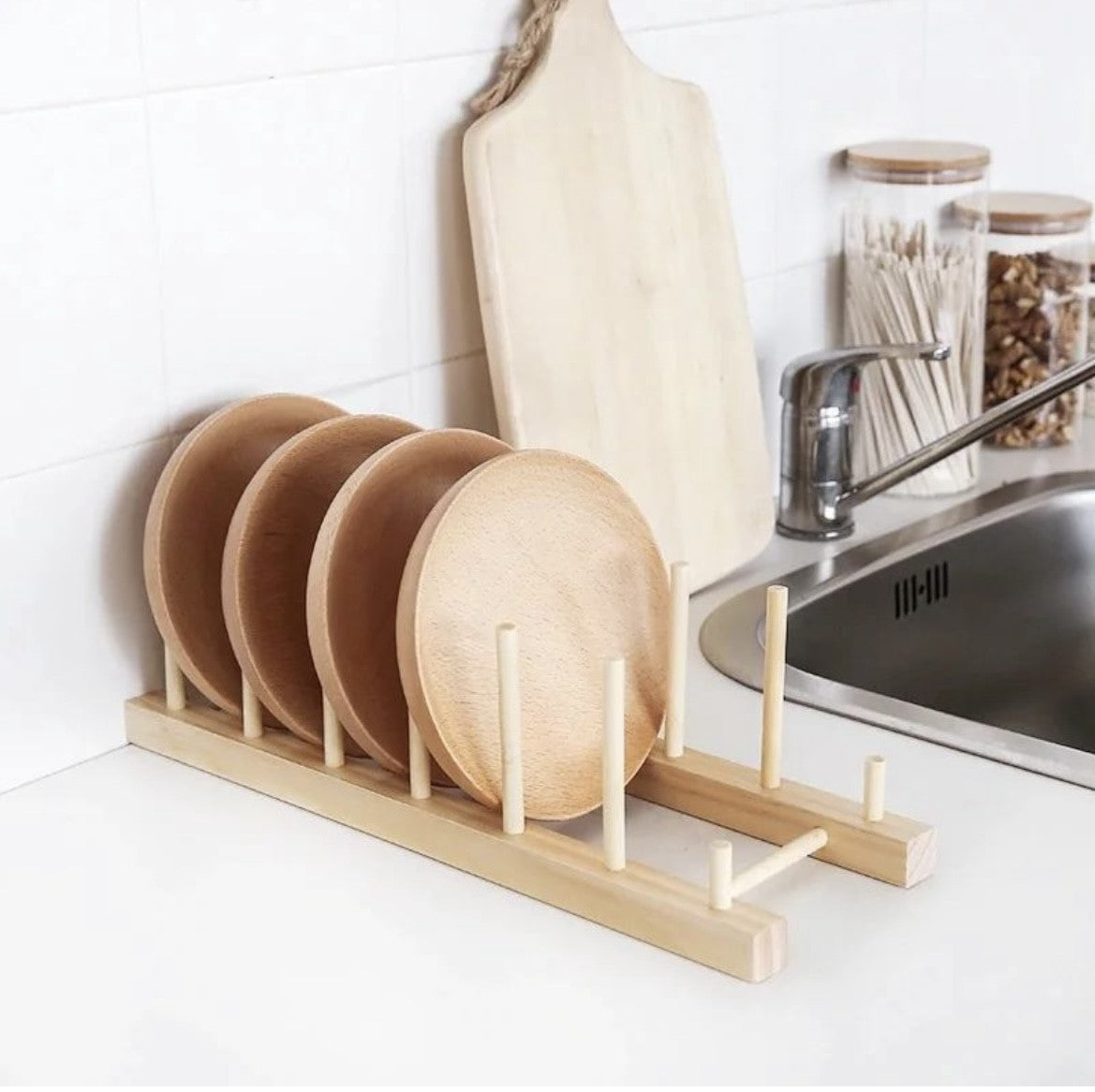 OSTBIT Plate holder, Bamboo– Home Swede Home